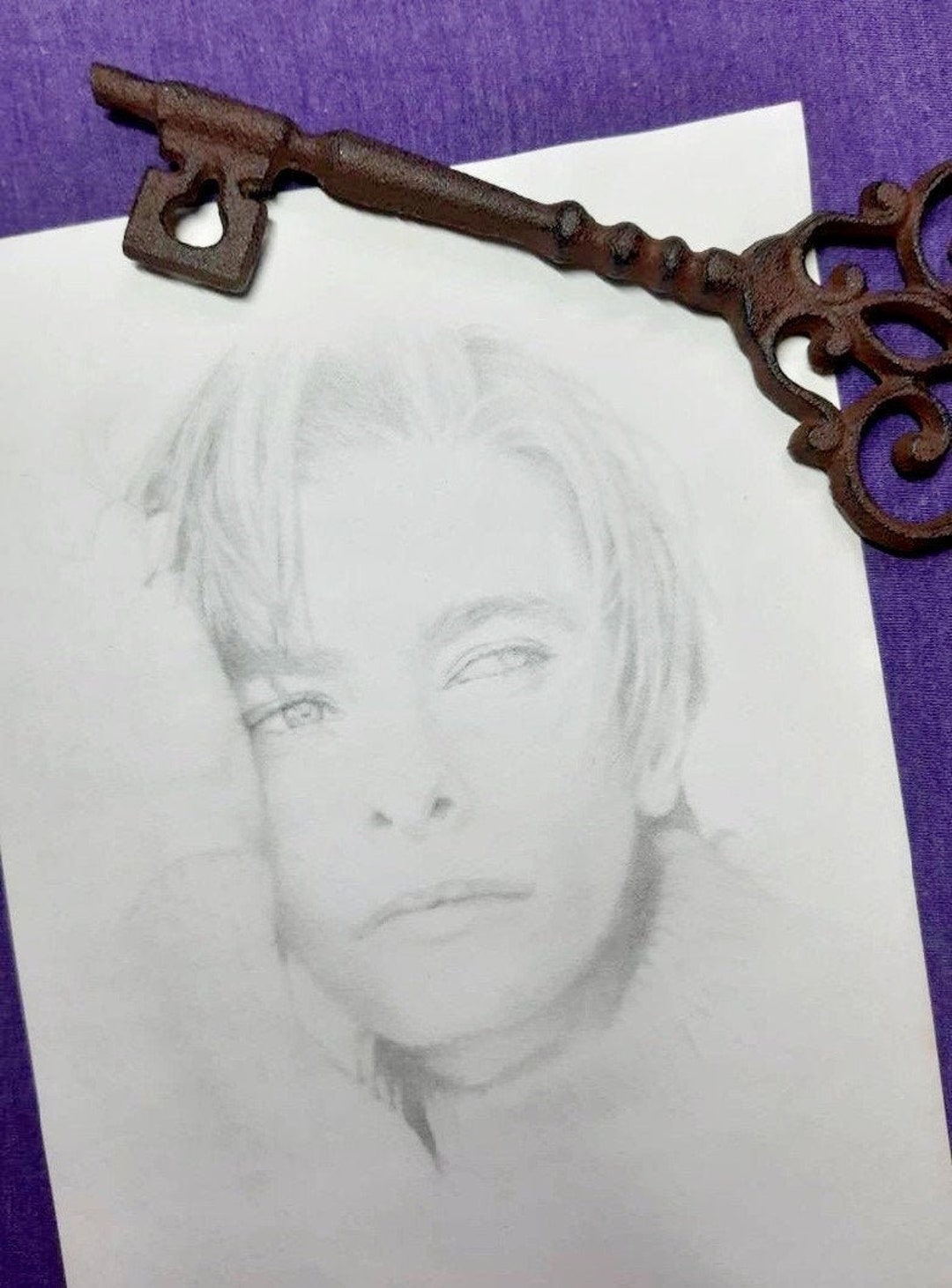 Edward Furlong (A4) Pencil Portrait Print - Etsy