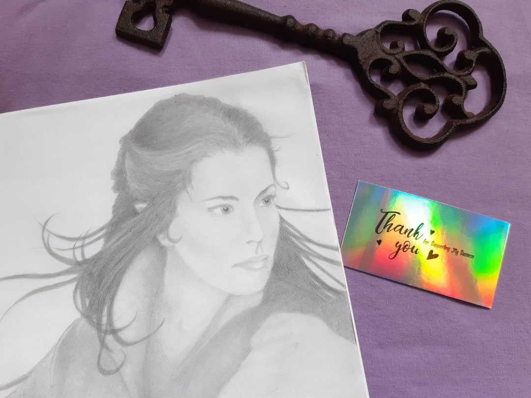 Arwen Evenstar (A4) Liv Tyler Pencil Portrait Print - Etsy