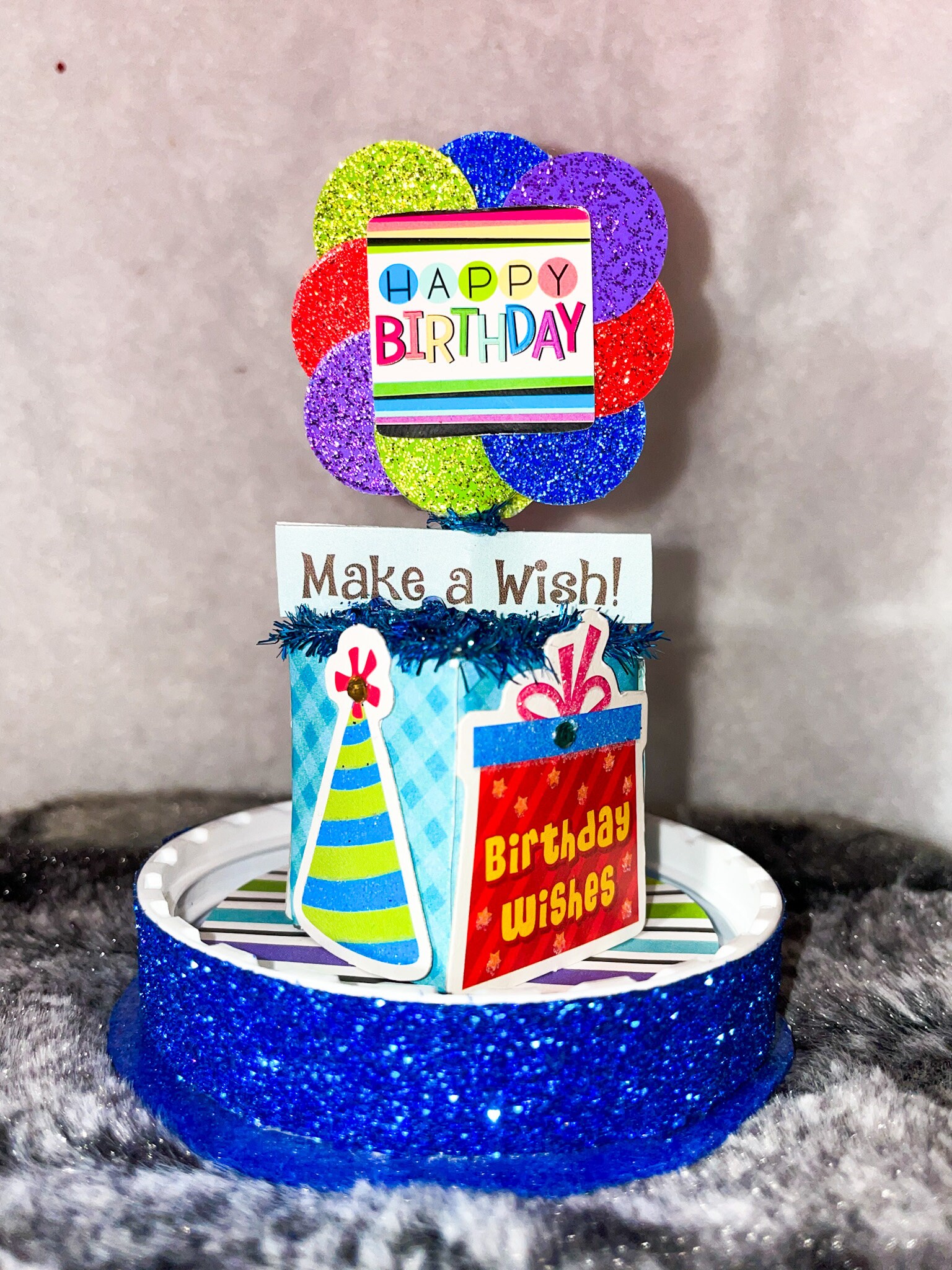 BOY BIRTHDAY Gift, Boy Happy Birthday Decor, Blue Bday Gift, Kid Boy ...