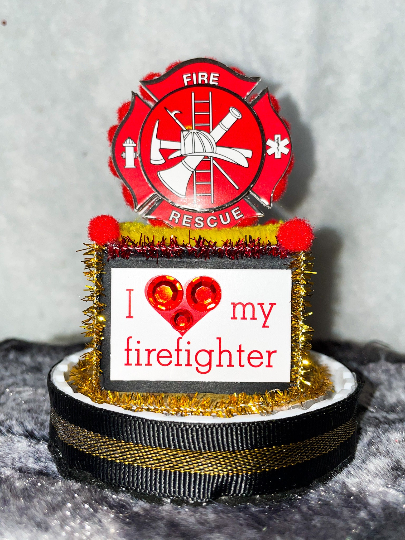 FIREFIGHTER Gift, Personalized Firefighter Gift, Fire Department Decor ...