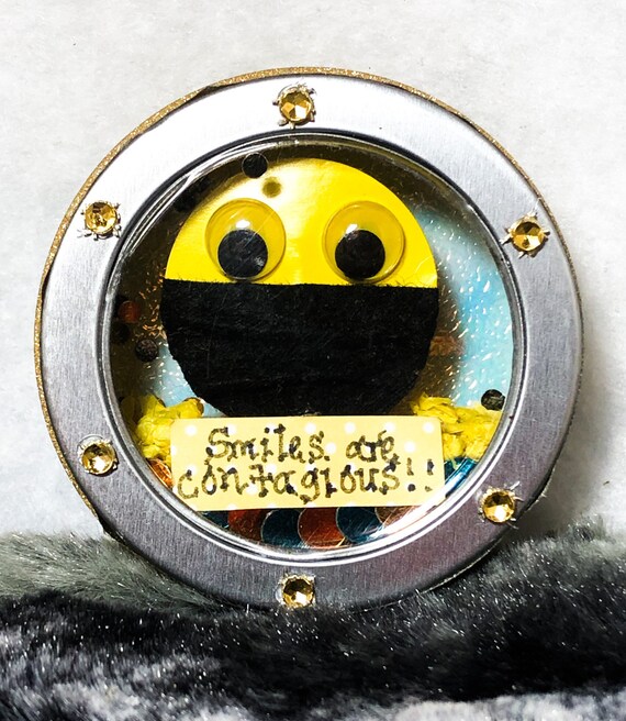 SMILE Are CONTAGIOUS Gift Emoji Magnet COVID19 Fridge - Etsy
