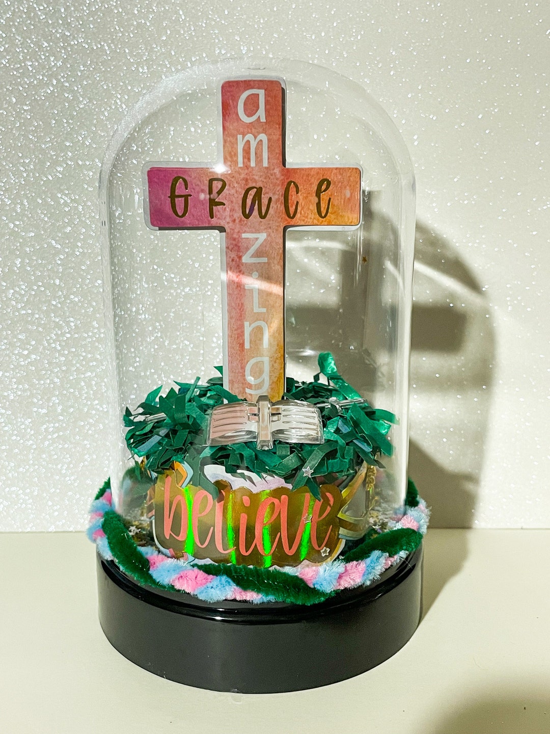Christian Gift, Christian Decor, Pray Room Decor, Cross Gift, Church ...