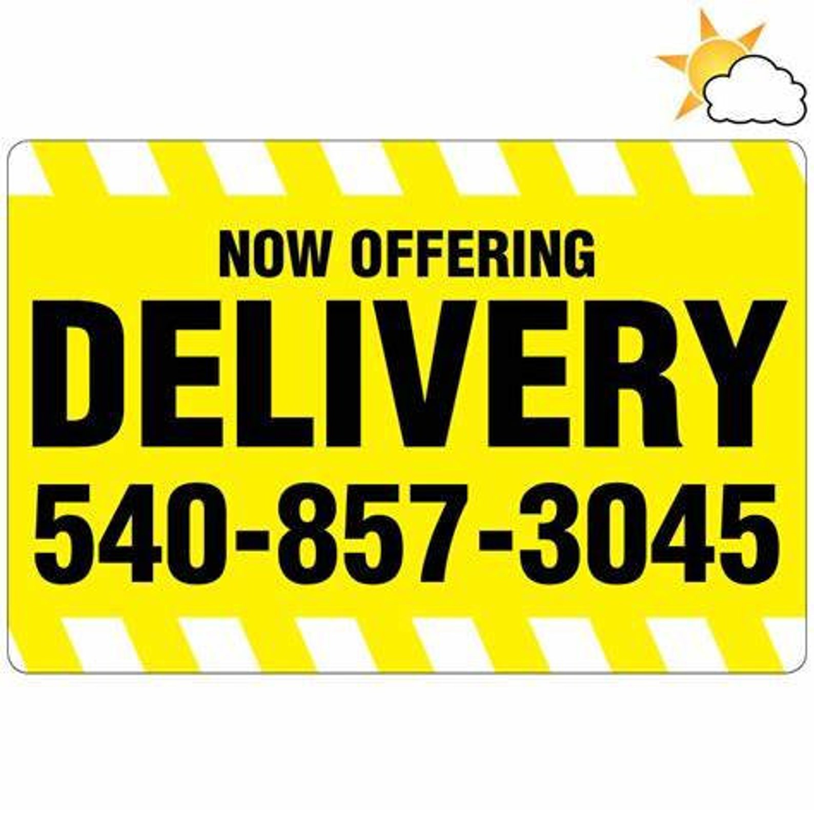 Custom Delivery Service Car Magnets High-quality Branded Signs for Cars ...
