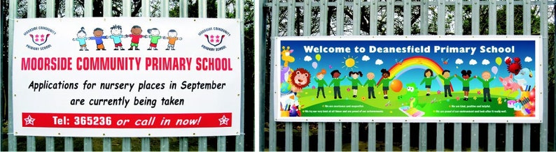 Custom School Banners High-quality Banners for Indoor and Outdoor ...