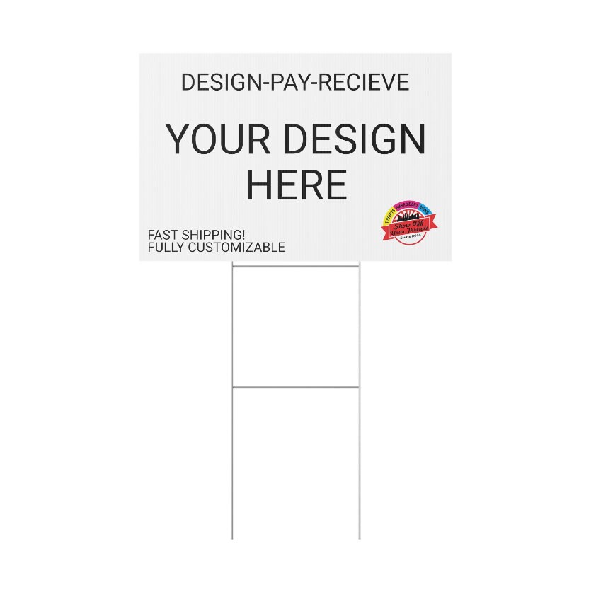 Customizable Yard Signs Design Your Own Outdoor Sign for Events ...