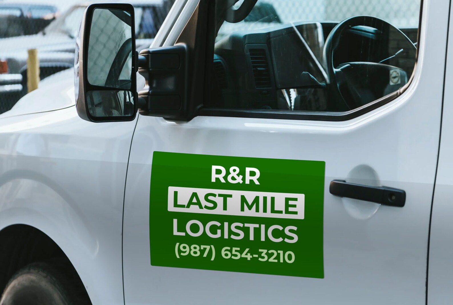 Custom Delivery Service Car Magnets – High-quality Branded Signs for ...