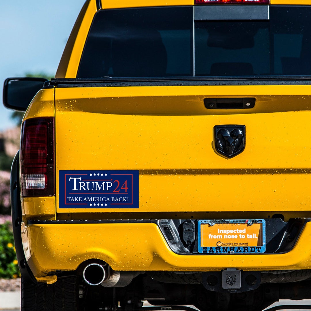 Trump 2024 Bumper Sticker & Regular Sticker Durable Vinyl, UV Resistant ...