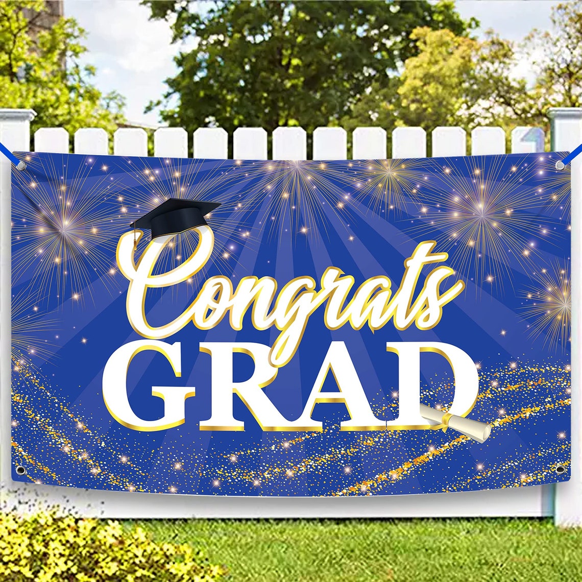 Custom Graduation Banners Celebrate Your Achievement With High-quality ...