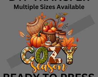 Fall Festival DTF Iron on Heat Transfer Ready to Press, Autumn Craft ...