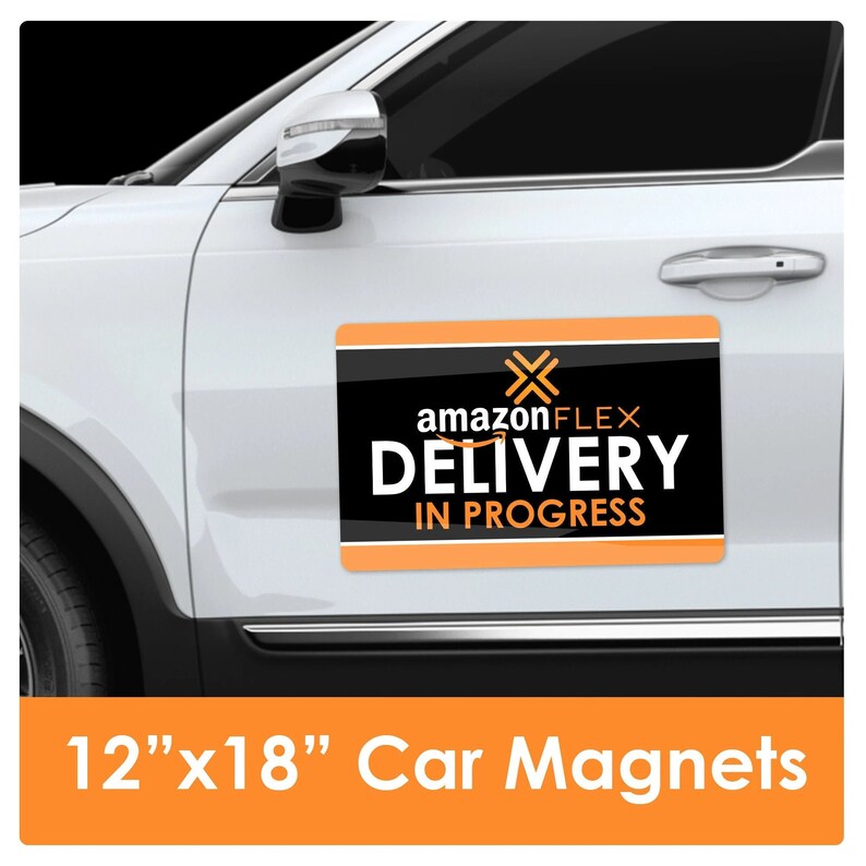 Custom Delivery Service Car Magnets High-quality Branded Signs for Cars ...