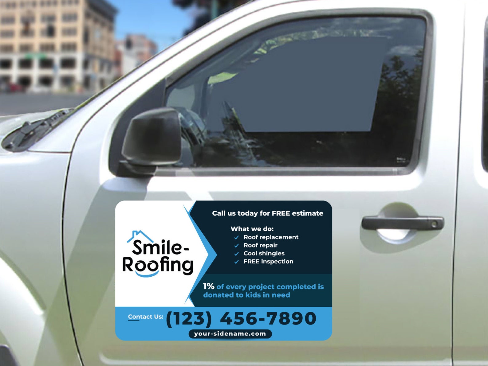 Custom Delivery Service Car Magnets – High-quality Branded Signs for ...