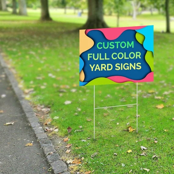 Custom Business Advertising Corrugated Plastic Yard Signs – High ...