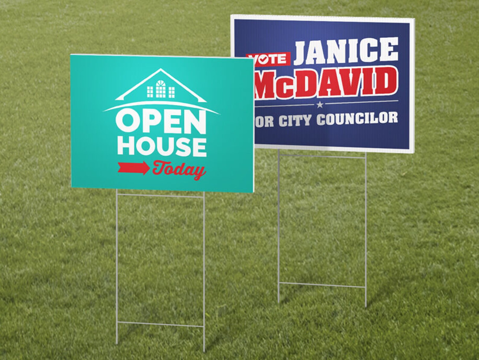 Custom Business Advertising Corrugated Plastic Yard Signs – High ...