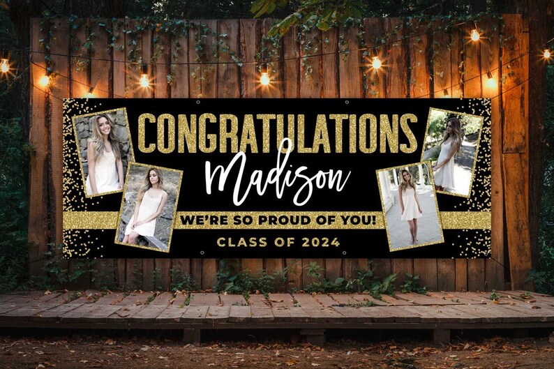 Custom Graduation Banners Celebrate Your Achievement With High-quality ...