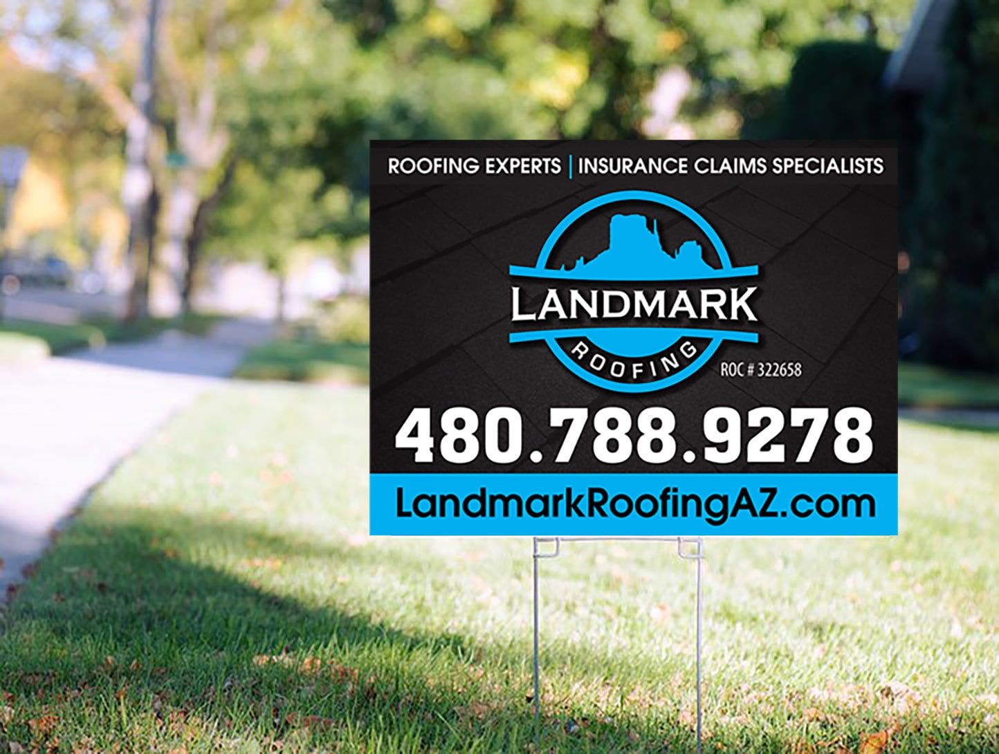 Custom Roofing Corrugated Plastic Yard Signs – High-quality Custom Logo ...