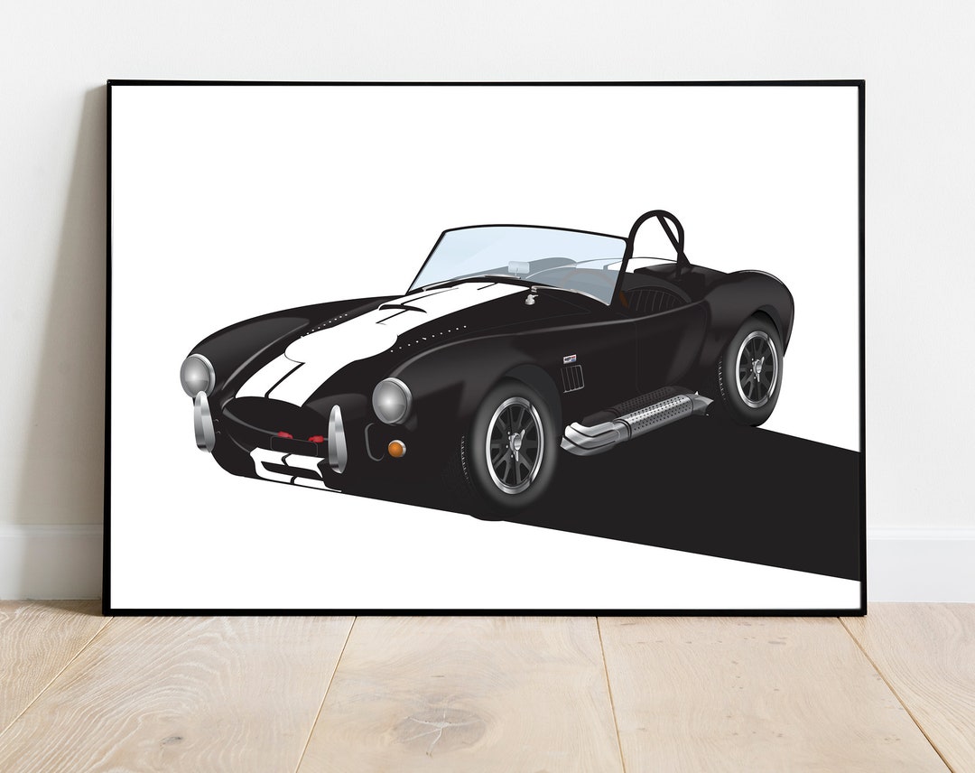 AC Cobra Printed on Bright White Matt Coated Premium Paper, Vector ...