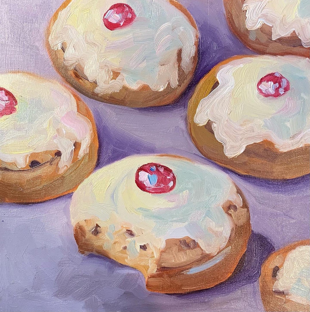 Sweet Pastry, Oil Painting - Etsy
