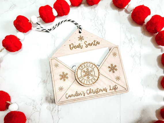 Personalized Christmas Ornament Dear Santa Ornament - Etsy
