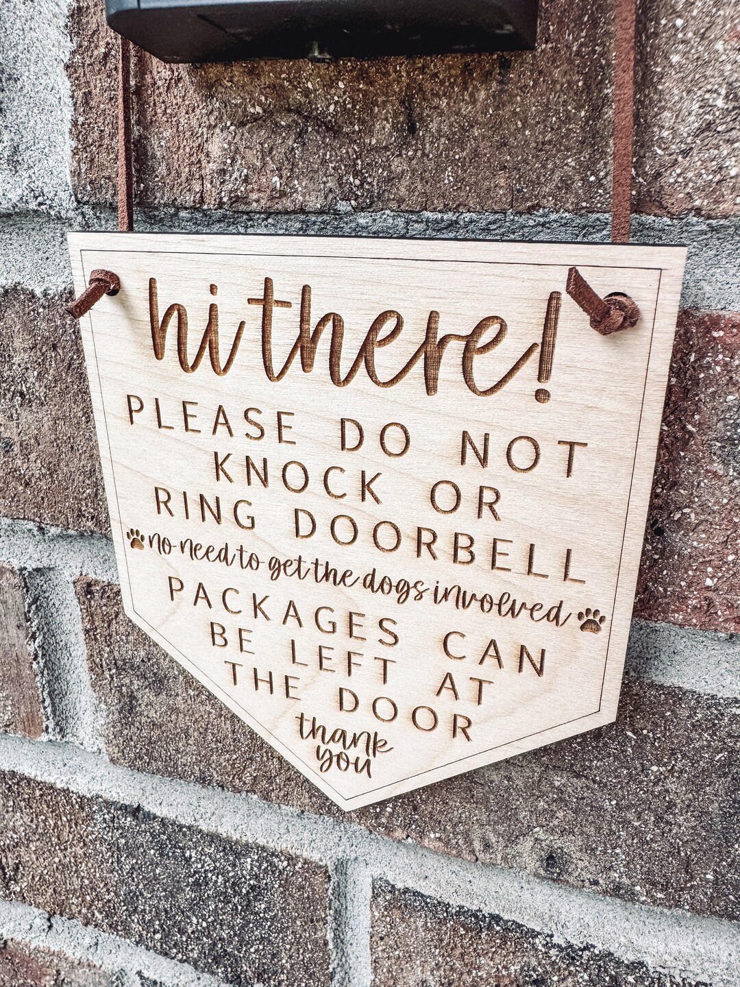Please Do Not Knock or Ring Doorbell, Door Sign, Do Not Disturb Sign ...
