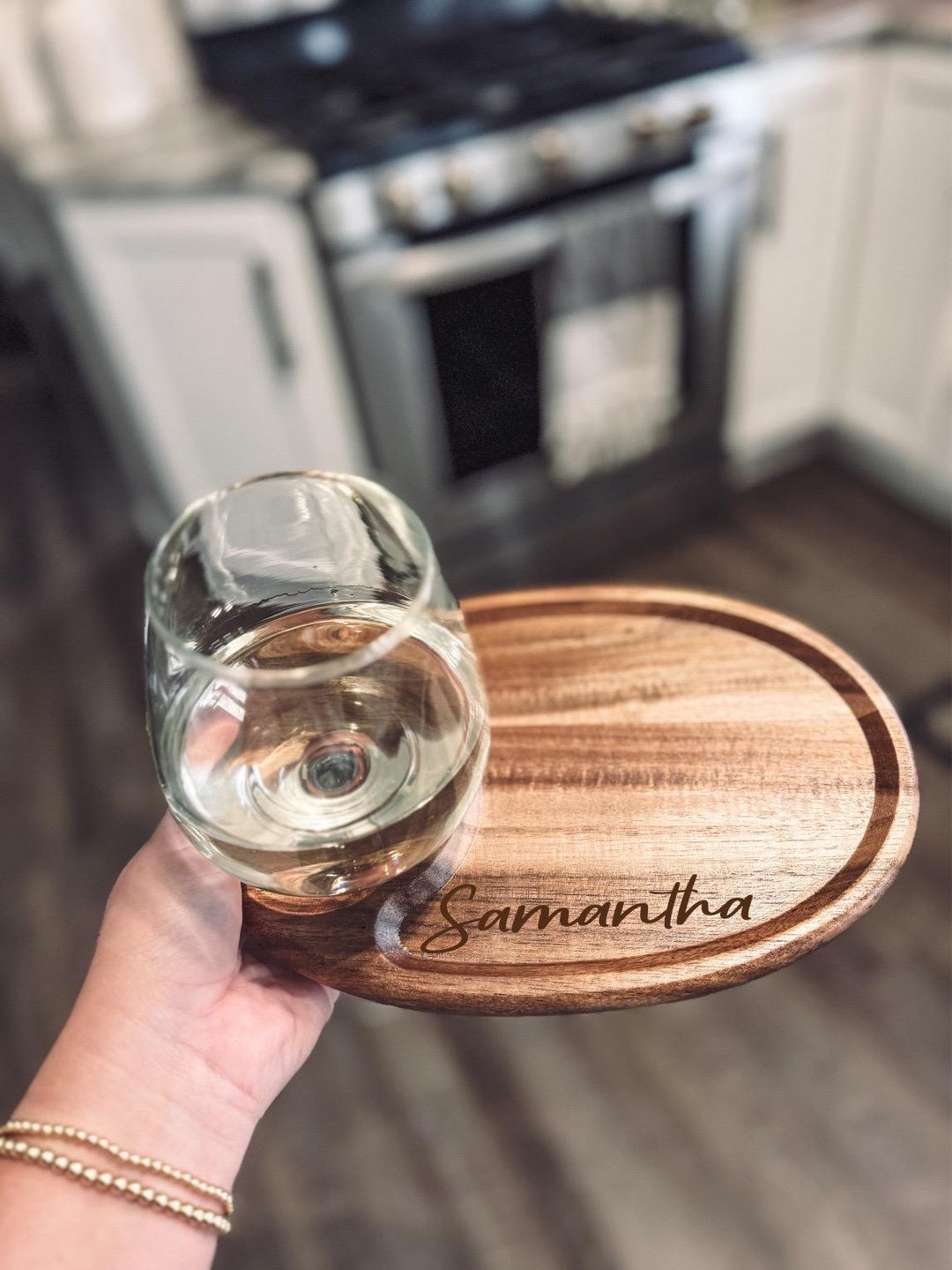Wine Appetizer Snack Plate, Cheese Board Wine Holder, Wine Charcuterie ...