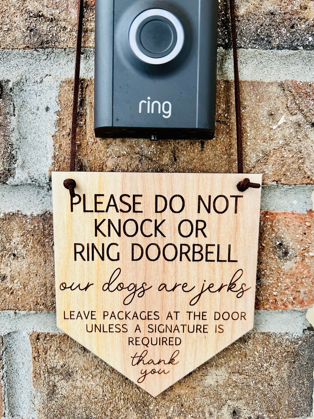 Please Do Not Knock or Ring Doorbell, Door Sign, Do Not Disturb Sign ...