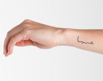 Carpe Diem Semi-permanent 2-week Tattoo set of 2 - Etsy