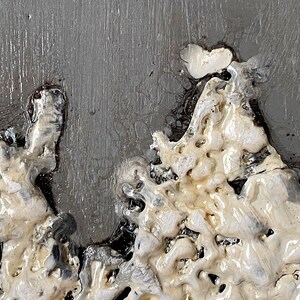 Painting-fine Art-frozen, Large Original Encaustic Painting on Wood ...