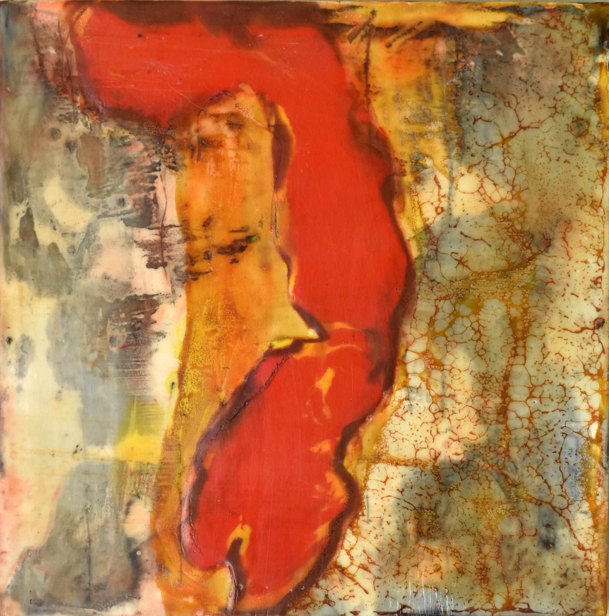 Series of 5 Modern Urban Textures, Original Encaustic Paintings on Wood ...