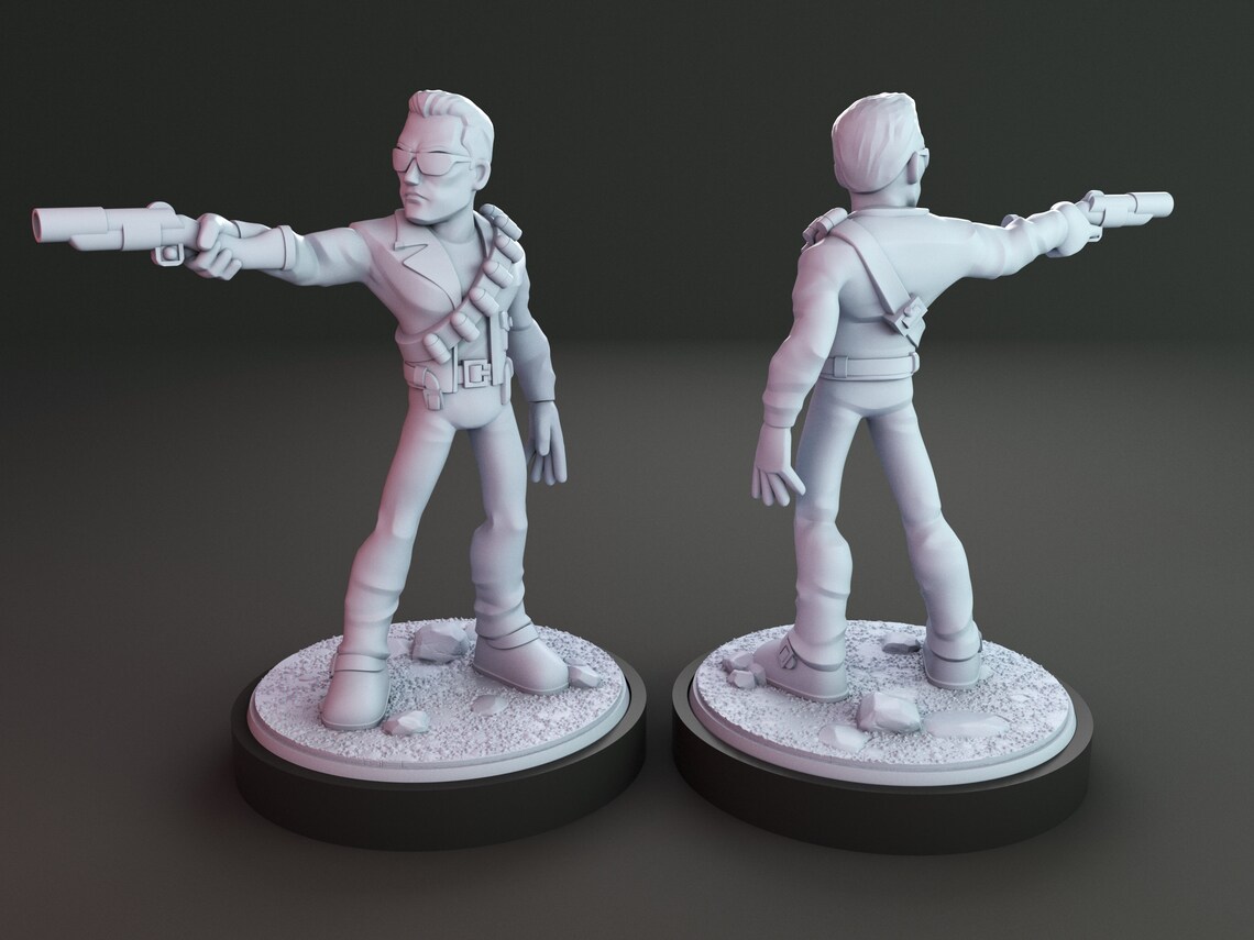 Terminator /T800/T1000 and Sarah Connor Miniatures for - Etsy