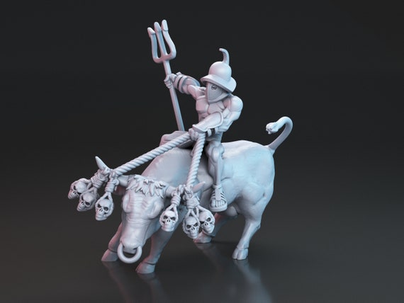 The Rodeo Gladiator Miniature for Tabletop Boardgame - Etsy