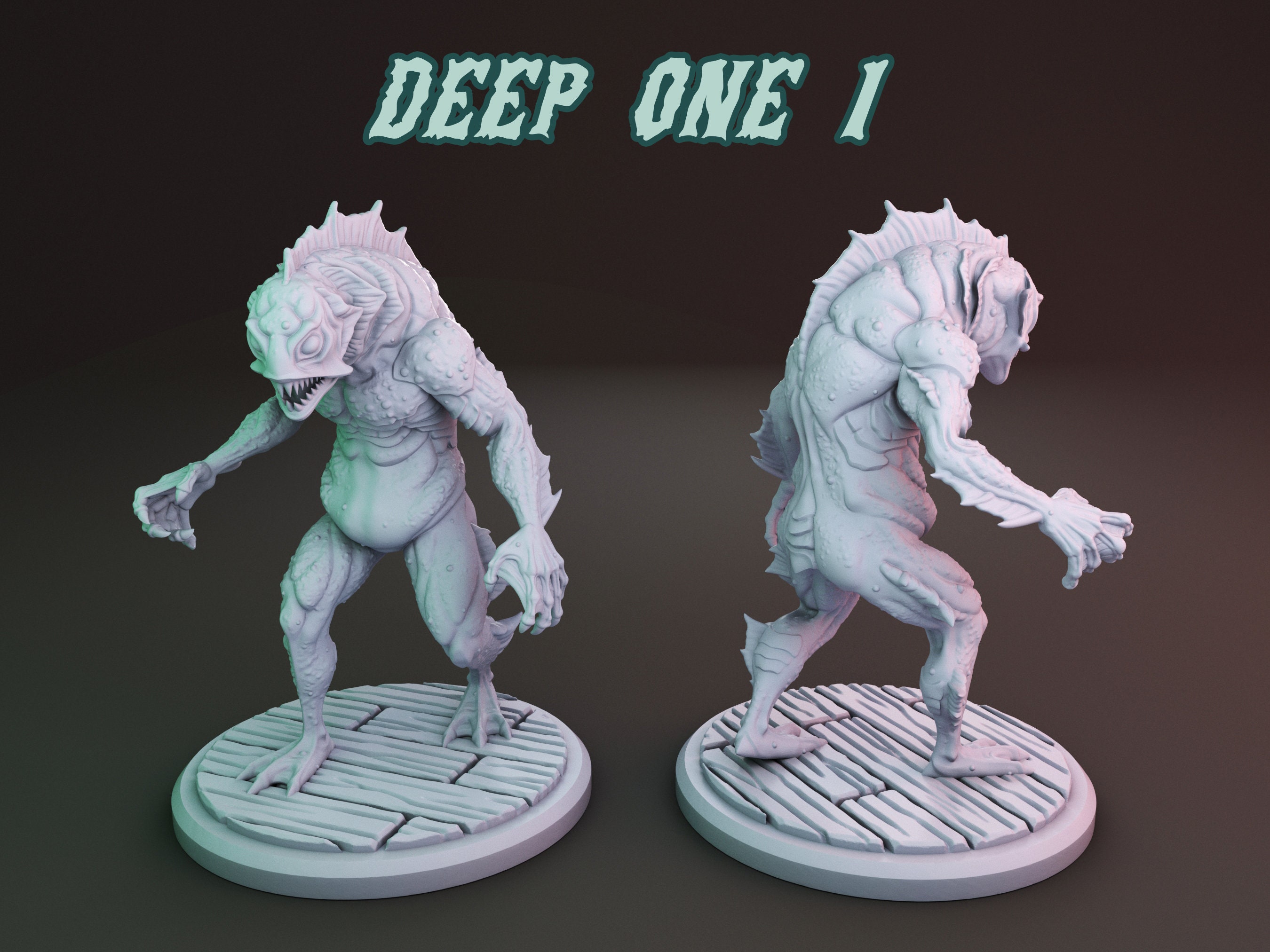 Deep Ones Innsmouth Monsters Arkham Horror Mom Lovecraft - Etsy