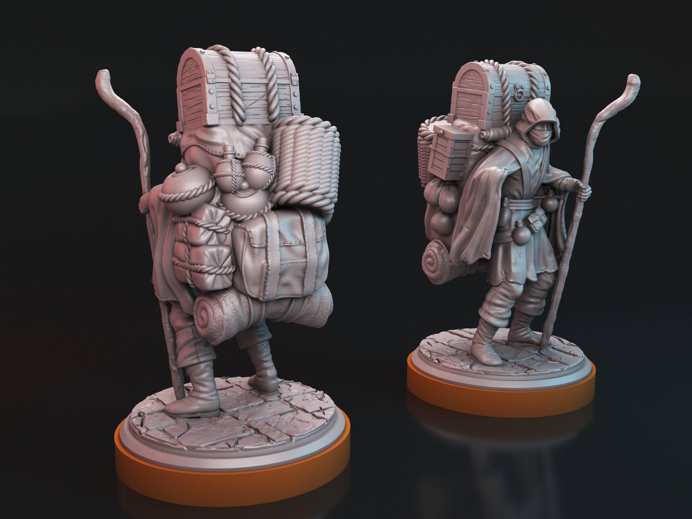 Unmatched Sidekick Porter V2 Miniature for Sinbad / Dark - Etsy