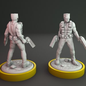 Duke Nukem Miniature for Tabletop Boardgames Dioramas Paint - Etsy