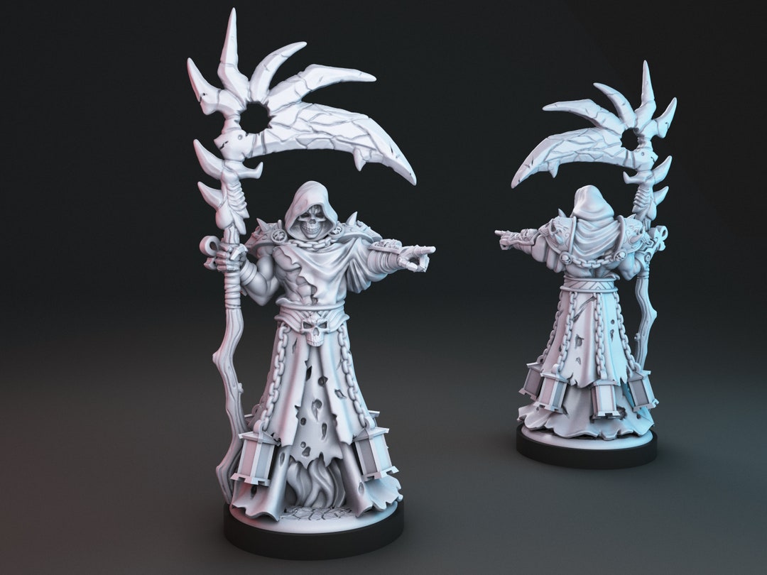 The Death grim Reaper Miniature for Tabletop - Etsy