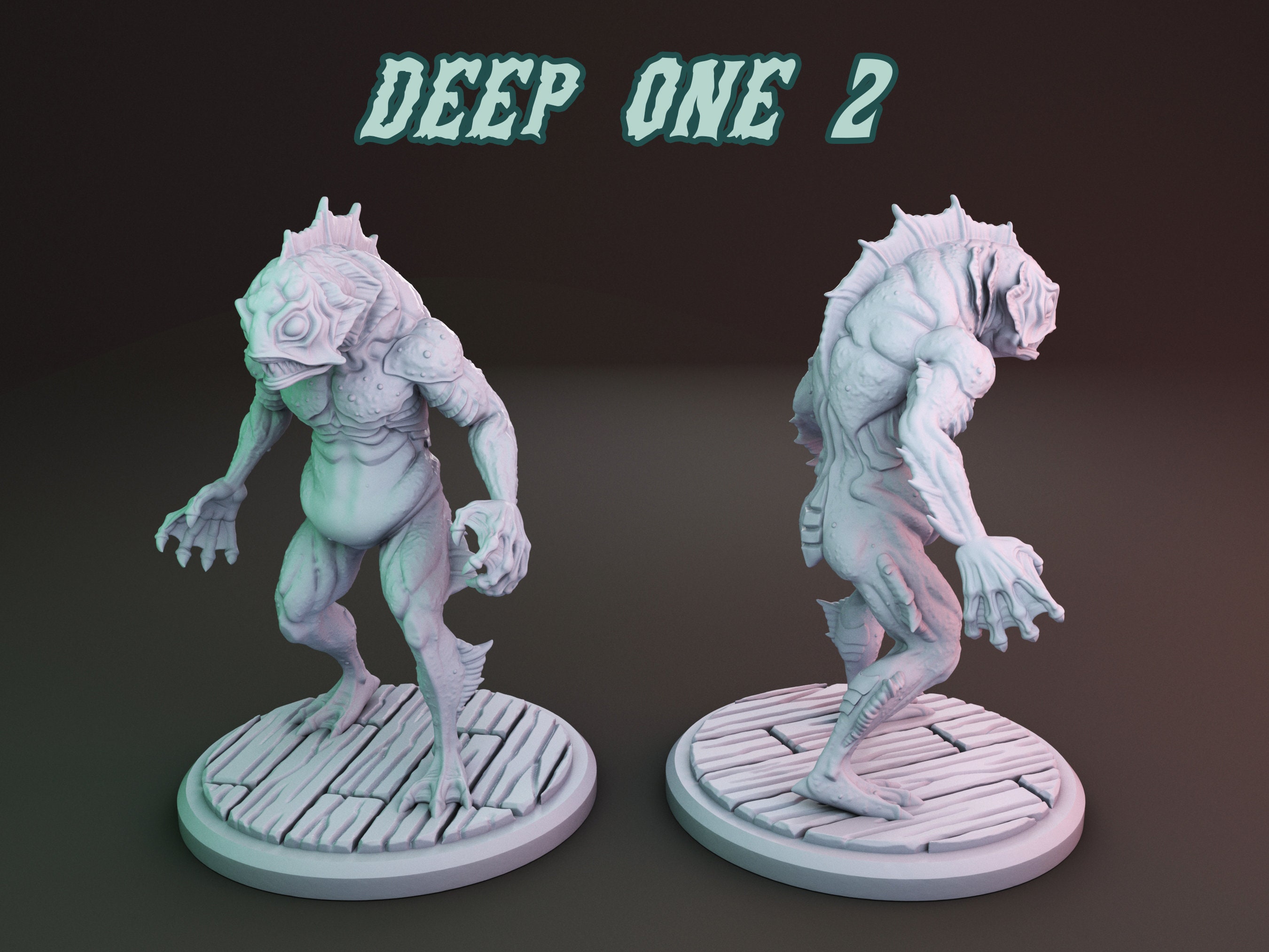 Deep Ones Innsmouth Monsters Arkham Horror Mom Lovecraft - Etsy