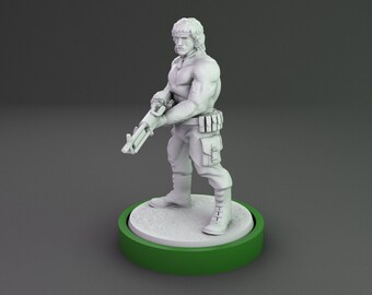 Rambo Miniature - Etsy