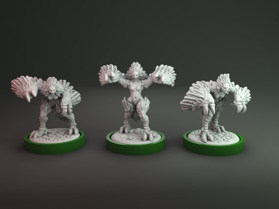 Unmatched Sidekick Arpies for Medusa pack of 3 Units / Pack - Etsy