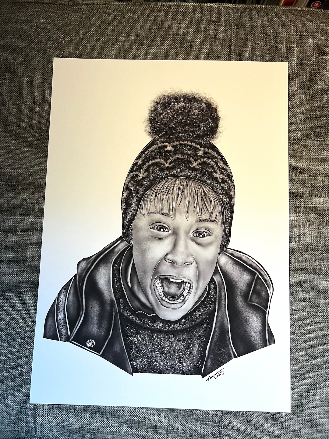 Home Alone , Kevin Mccallister , Home Alone Art . - Etsy