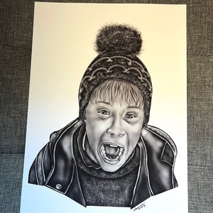 Home Alone , Kevin Mccallister , Home Alone Art . - Etsy