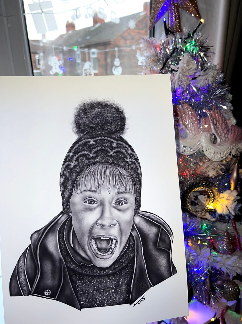 Home Alone , Kevin Mccallister , Home Alone Art . - Etsy