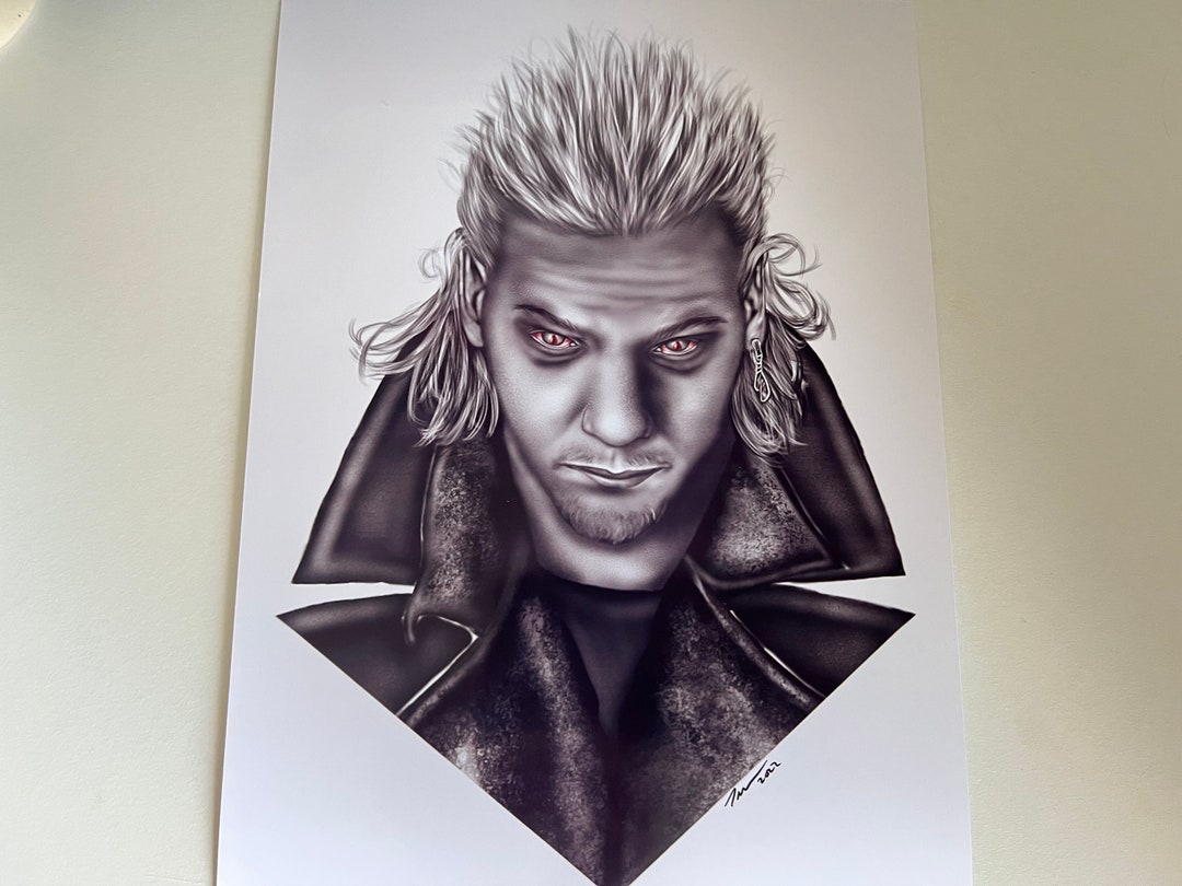 The Lost Boys | David Vampire Portrait: Horror Art JPEG File - Etsy