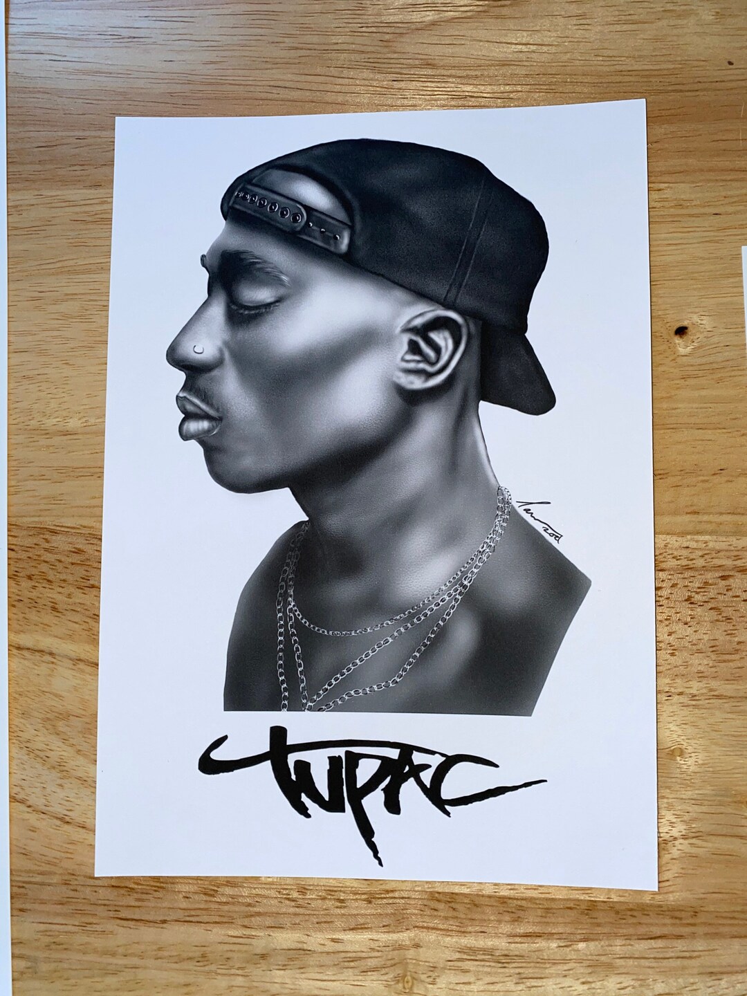 2pac | Tupac Shakur Art | 2pac Portrait | Digital Prints | Hip Hop Art ...