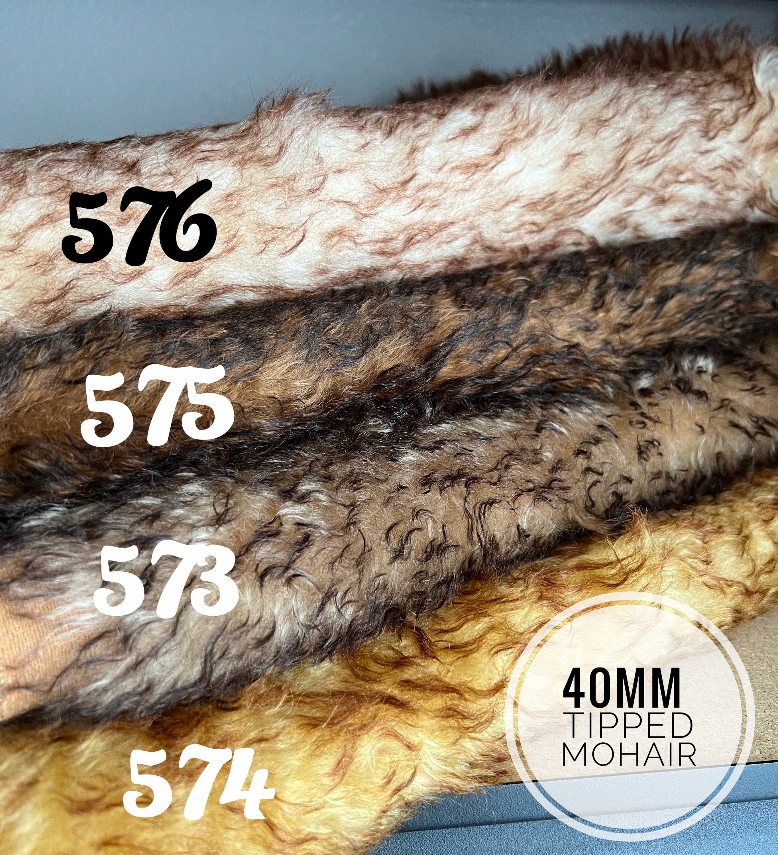 NEW! 40mm Pile LUXE Tipped Mohair for Teddy Bears, Teddy Dolls and ...