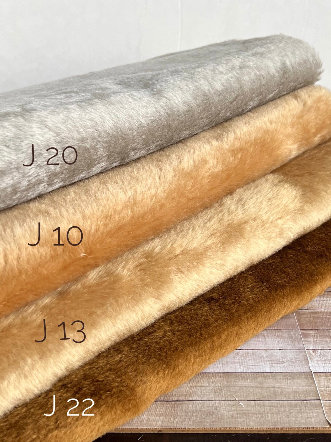 1/8 of the Meter LIMITED 16mm Pile Mohair Straight Dense Soft Fabric ...
