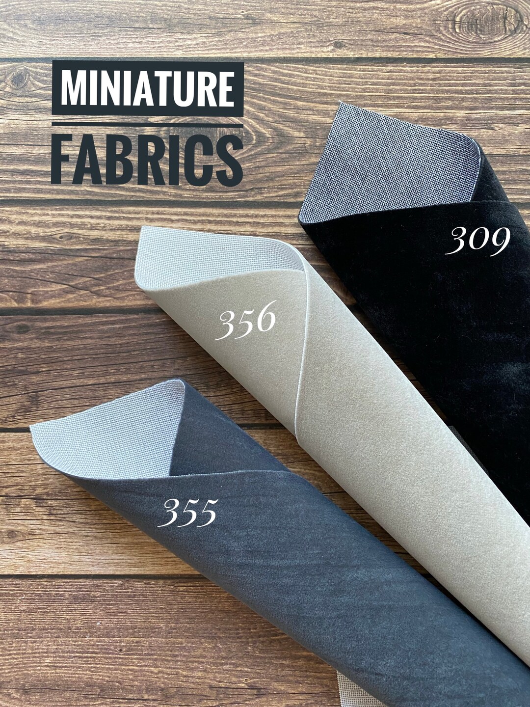 Miniature Fabrics Pieces for Miniature Creatures, Teddy Bears, Fabric ...
