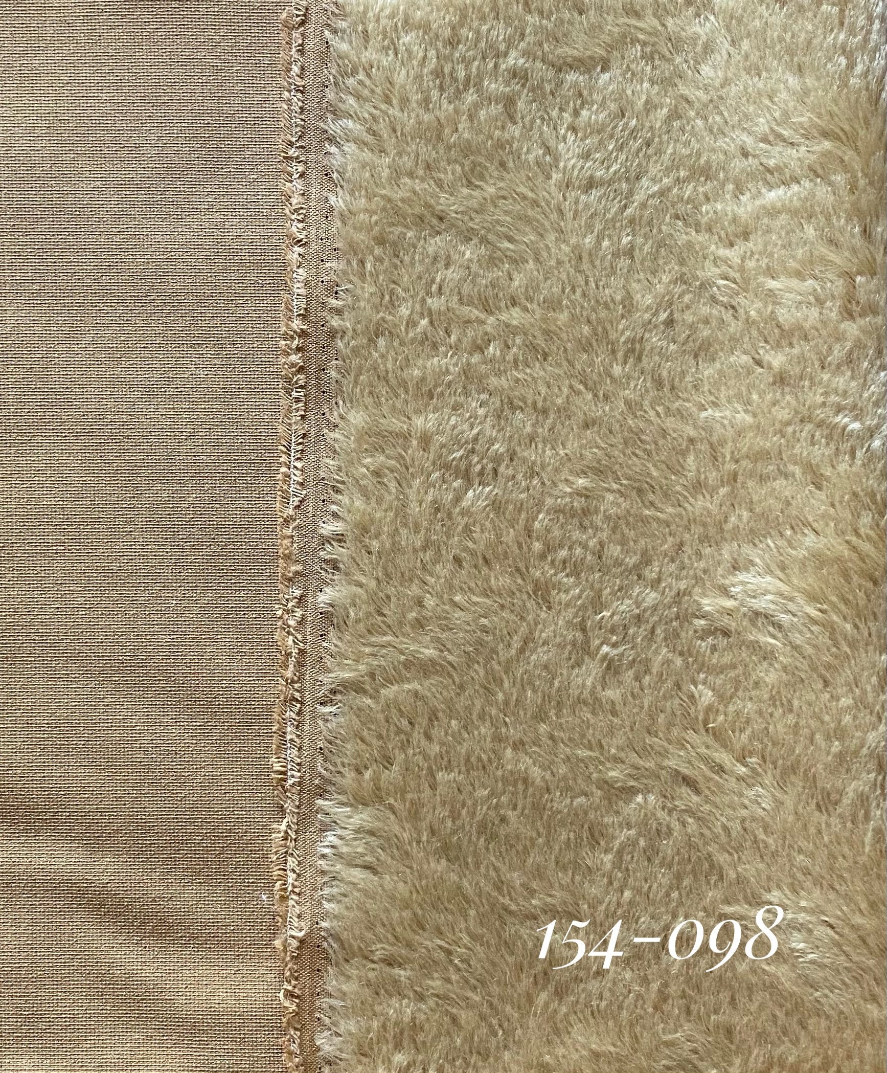 20mm Pile Mohair German Medium Dense Curled 1/8 of a Yard- for Teddy ...
