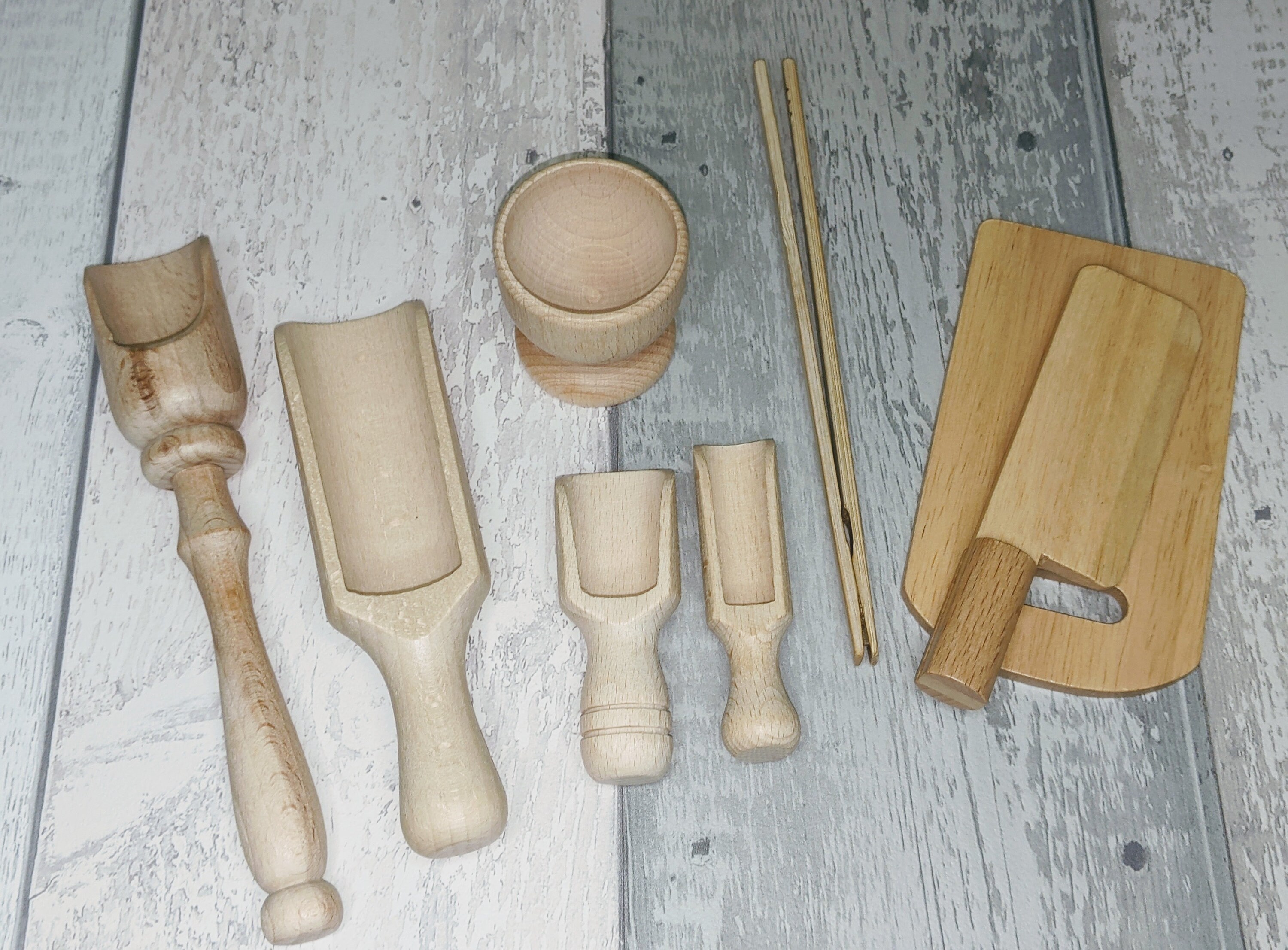 Montessori Tuff Tray Tools Sensory Bin Tool Set | Etsy