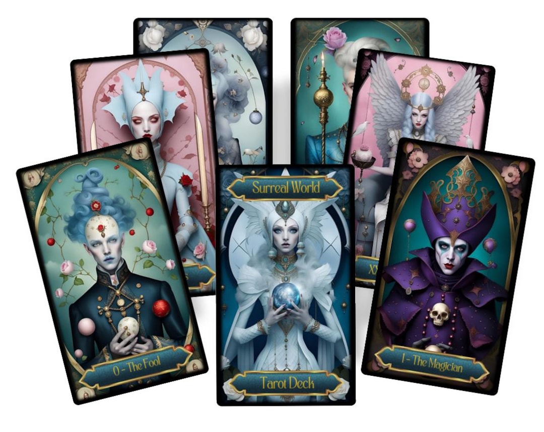 Surreal World Tarot Deck: Mystery Fortune Telling Cards - Etsy