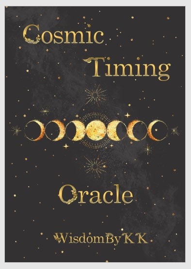 Cosmic Timing Oracle Deck. Time Predictions Oracle Cards | Etsy