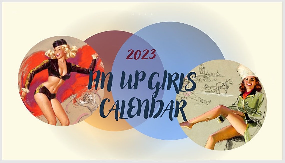 Pin up Calendar 2023. Romantic Passion Calendar. - Etsy